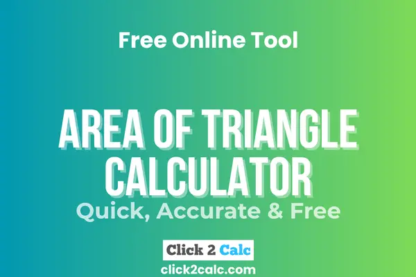 Area of Triangle Calculator