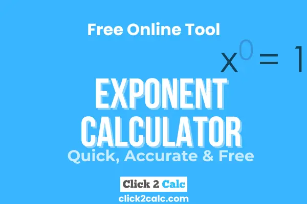 Exponent Calculator