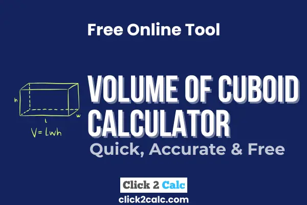 Volume of Cuboid Calculator
