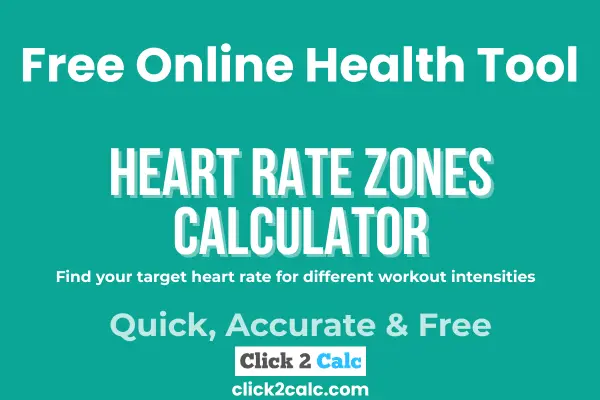 Heart Rate Zones Calculator